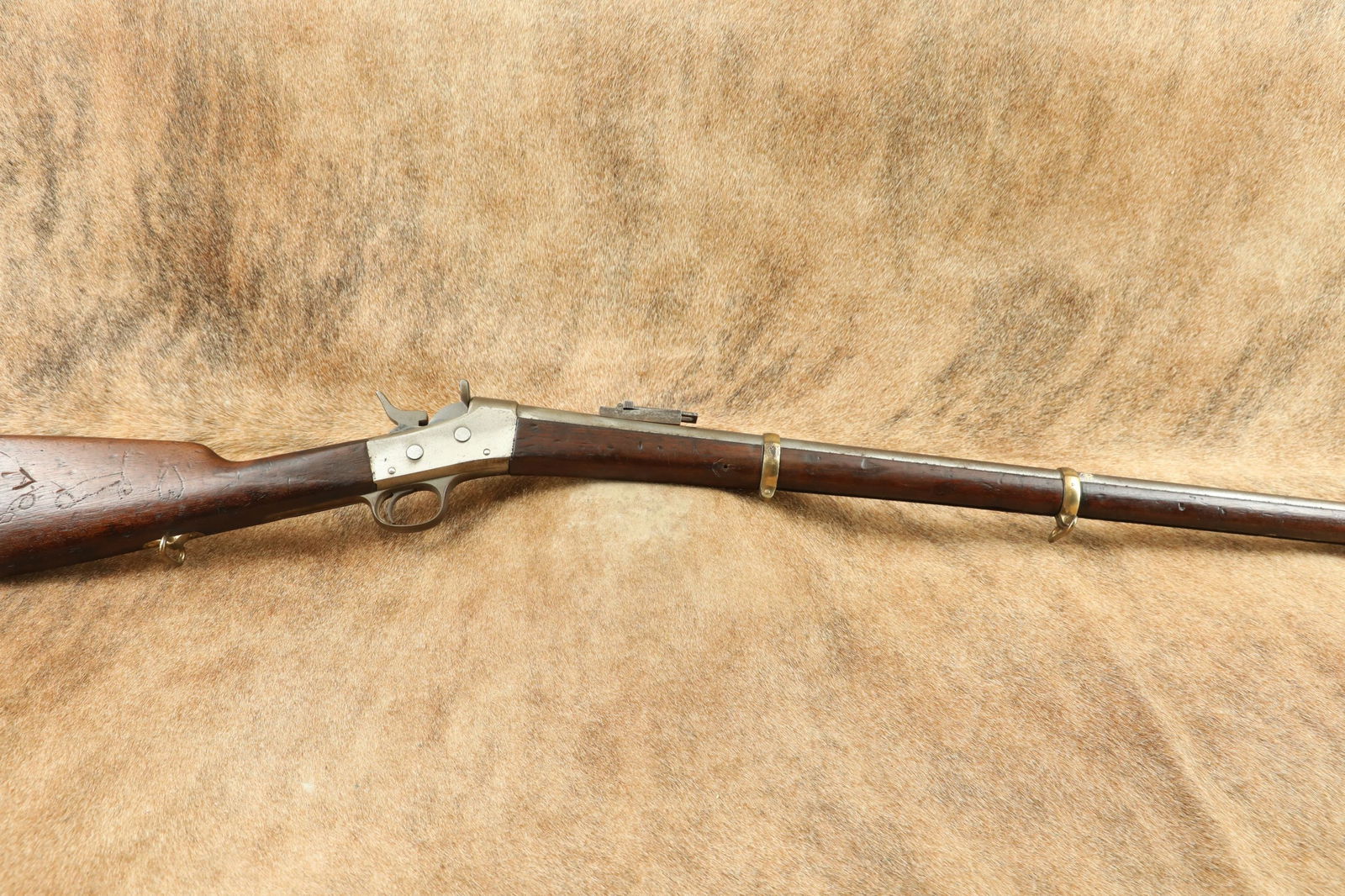 Antique Remington Rolling Block 35" .43 Spanish Single Shot Rifle - May ...