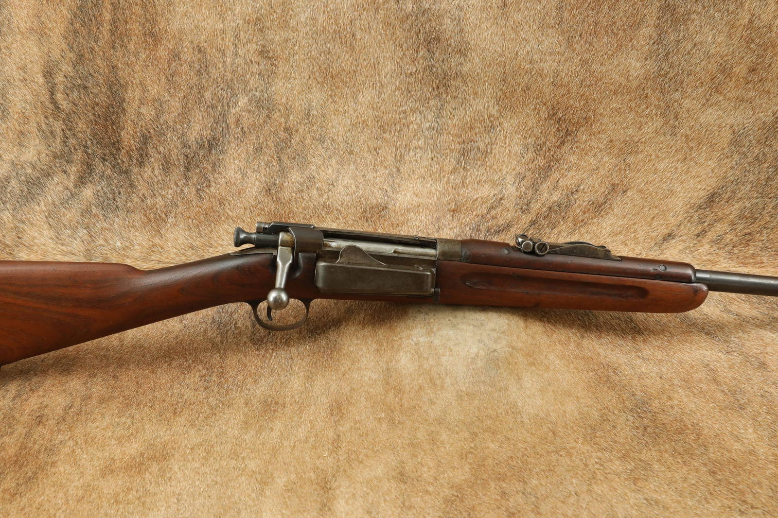 Sporterized U.s. Springfield Model M1898 30-40 Krag 24" Barrel Bolt ...