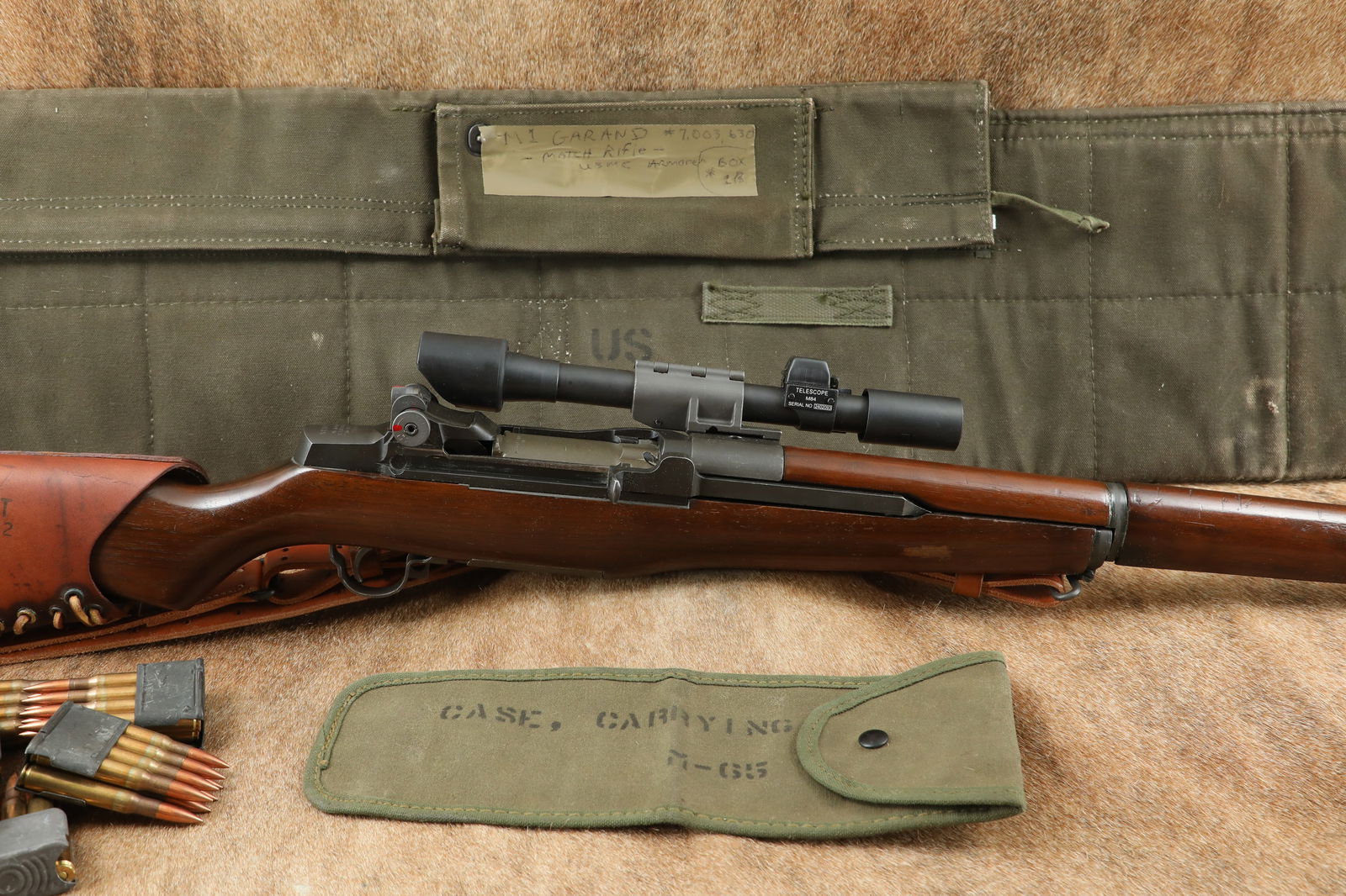 Commercial Springfield Armory Garand M1d-style .30-06 Semi-automatic ...