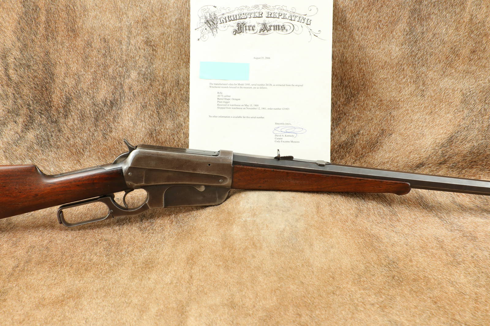 Winchester Model 1895 26" Octagonal .40-72 Wcf Box Magazine Lever ...