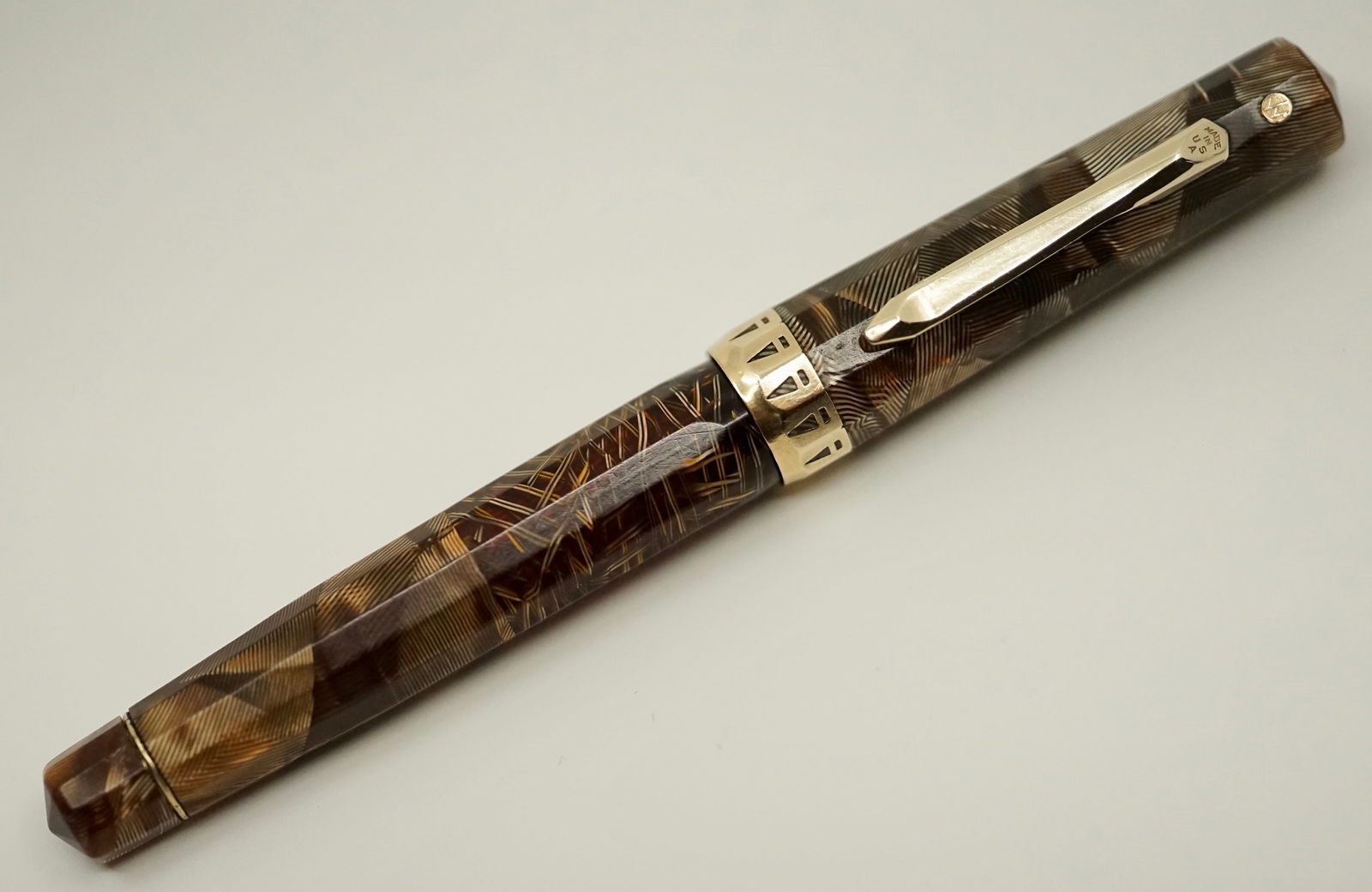 Wahl Eversharp Doric Gold Seal Gold Shell Fountain Pen Auction