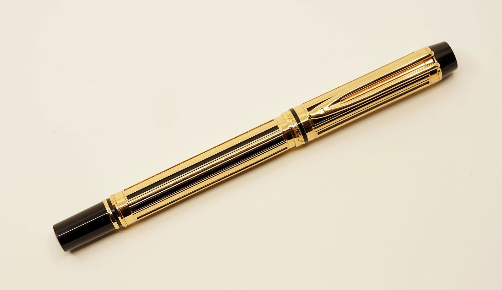 Waterman Night & Day Gold Filled Fountain Pen, Boxed Auction