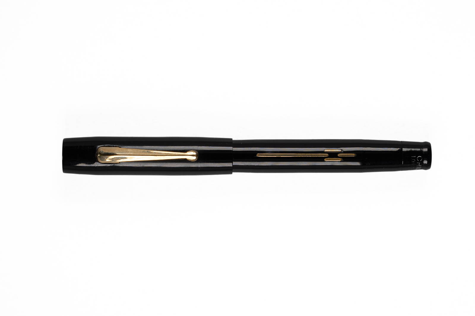 Chilton Wingflow B Pattern Metal Inlay Fountain Pen Auction
