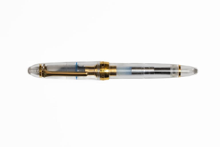 Sailor 1911 Demonstrator Fountain Pen Gold Trim