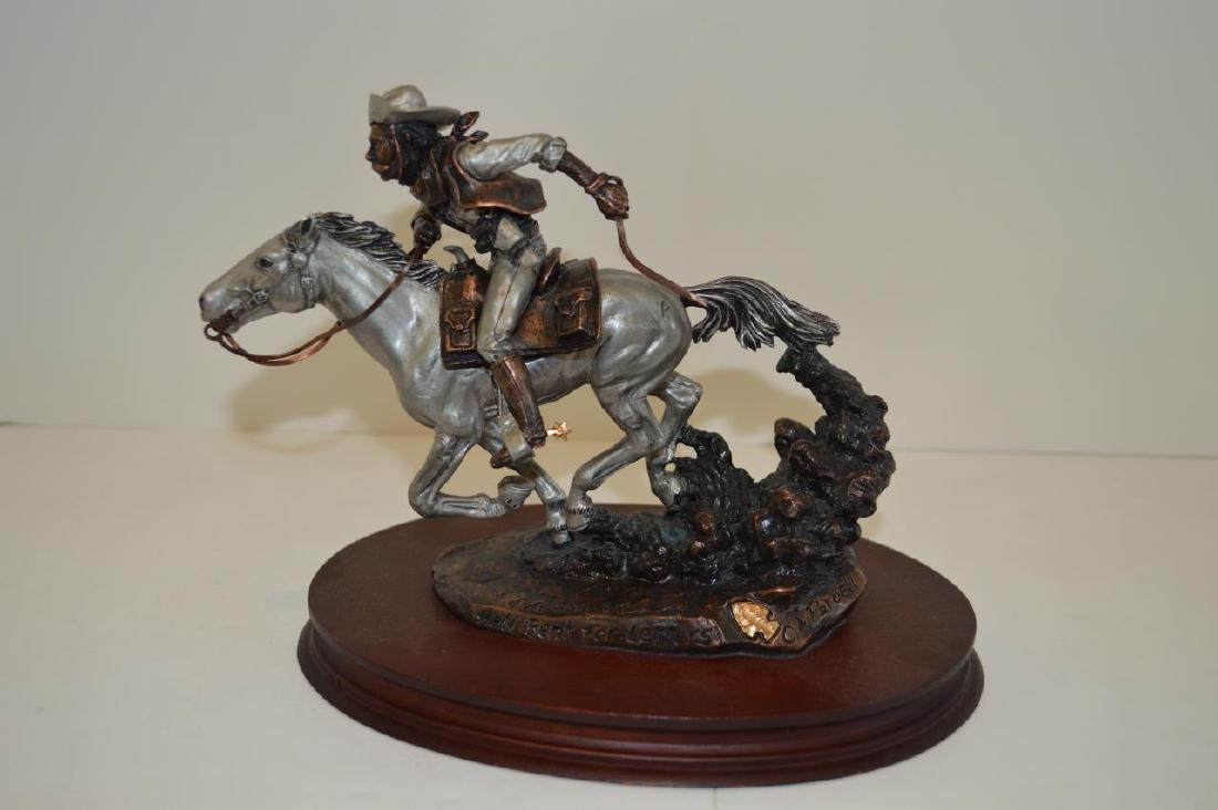 Chris Pardell Bronze/pewter Hell Bent For Letters