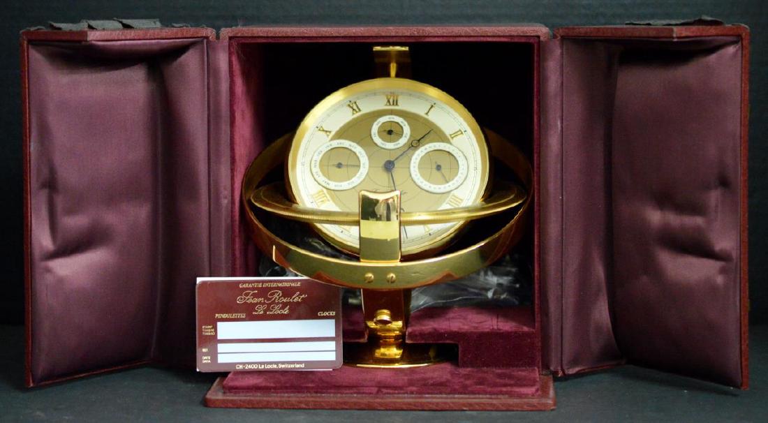 Jean Roulet Le Locle World Time Zone Clock #677