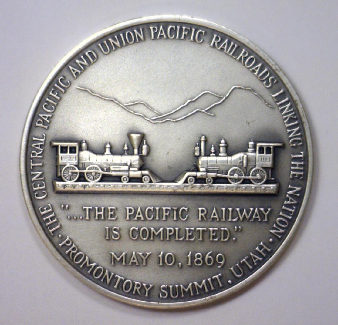 1969 Golden Spike Centennial Sterling Silver Medal