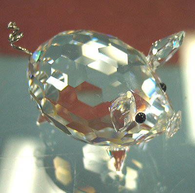 Swarovski Crystal Pig #7673