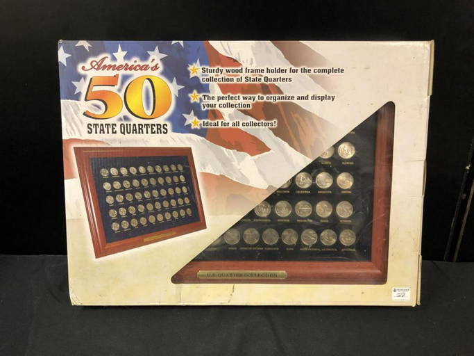 America's 50 State Quarters Framed Collection