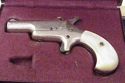 Antique Colt Derringer With Pearl Hand