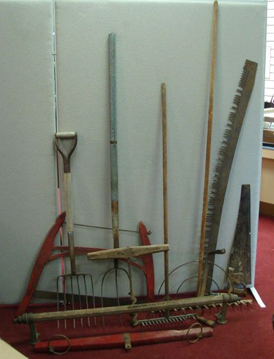 292: Lot of Vintage farm tools circa 1900's