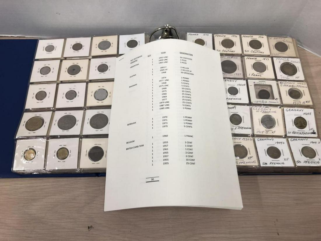 World Coin & Currency Collection In Album