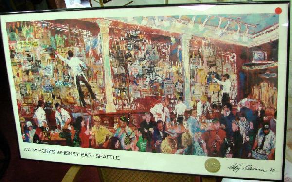 Leroy Neiman F.x. Mcrory's Whiskey Bar Seattle