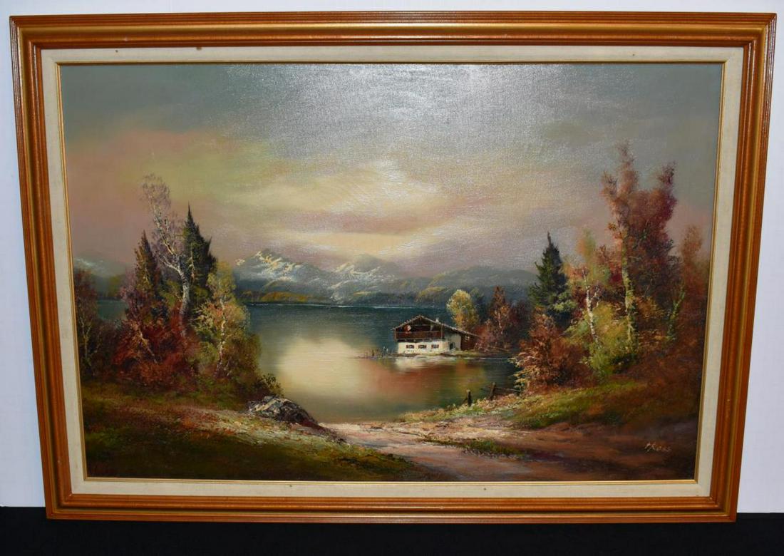 H. Heinz Ross Original Landscape Oil Painting