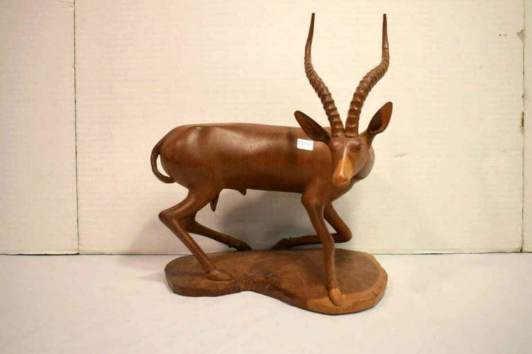 Carved Wood Impala By Myamu