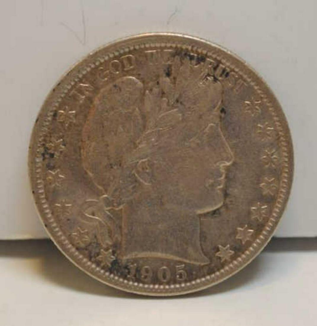 1905-O Barber Half Dollar XF+ - Feb 11, 2023 | Gulfcoast Coin & Jewelry ...