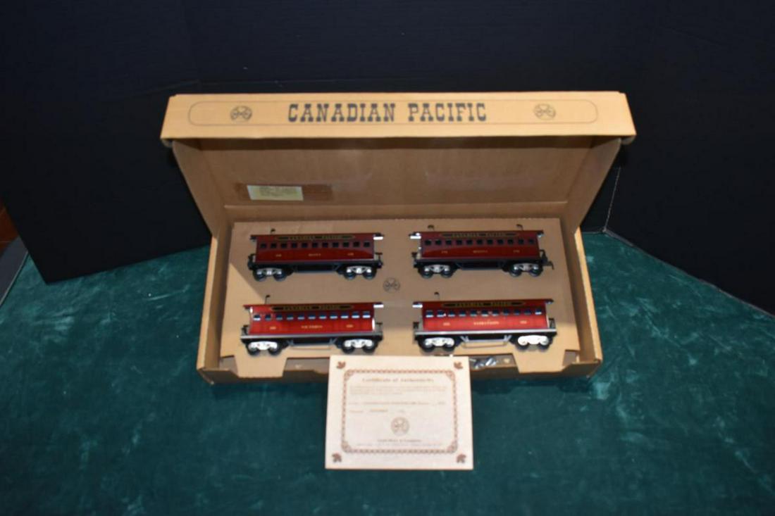 Marx Trains #5192 Canadian Pacific 4 Car Old Time Auction