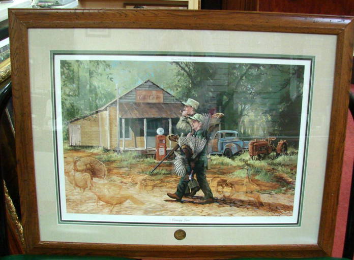 Framed Print By Zettie Jones "memory Lane" Turkey