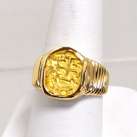 14kyg Shipwreck Coin Ring