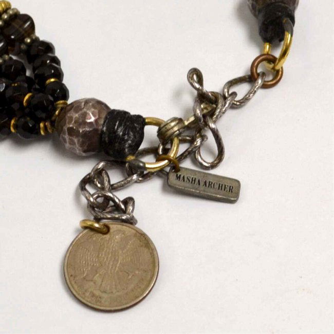 Masha Archer Smoky Topaz Necklace : Lot 185