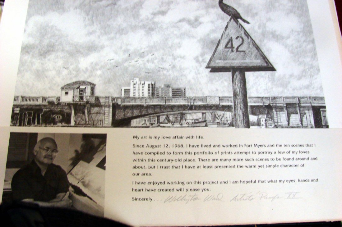 5 Wellington Ward Artist Proofs All Signed