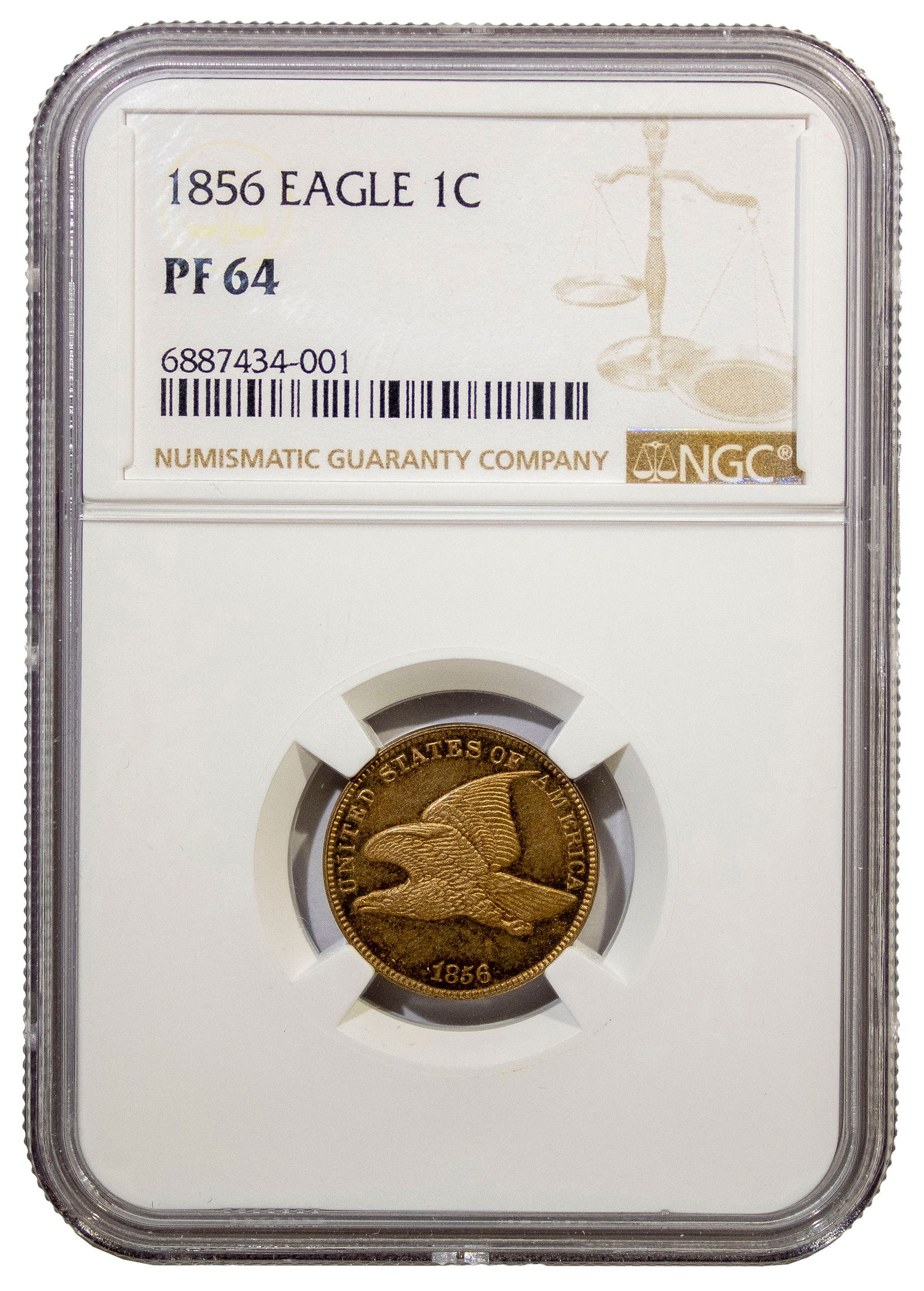 Ngc Proof-64 1856 Flying Eagle Cent Auction