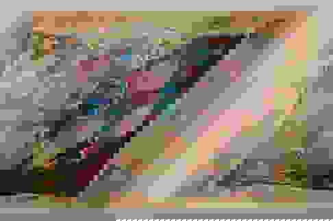 Floral Vase Serigraph By Zule Moskowitz - Size: 19"l X 27"w Auction