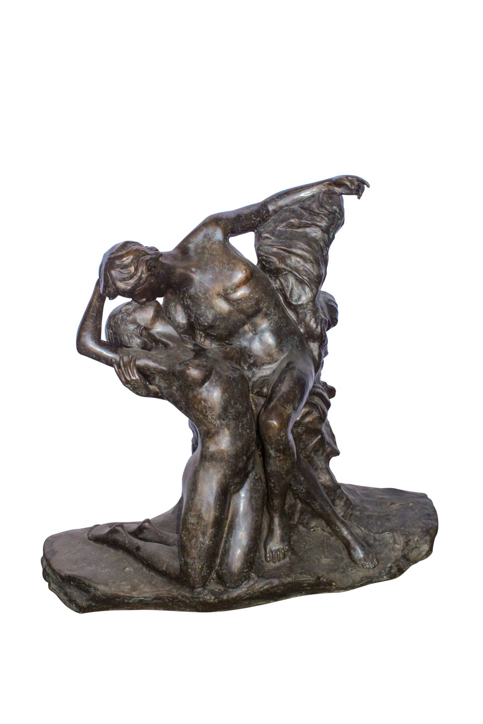 Buy The Kiss Or Eternal Springtime Bronze Statue, Rodin Replica 49" X ...