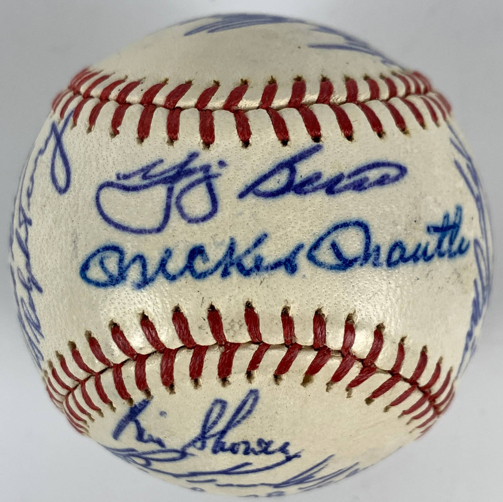 1962 Ny Yankees Ws Champions Team Signed Ball Auction