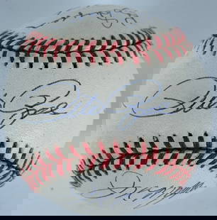 Autographed Big Red Machine Baseball