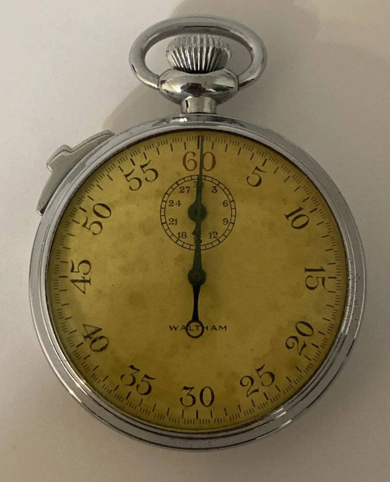 World War Iii Waltham Bomb Timer Pocket Stopwatch (working) Auction