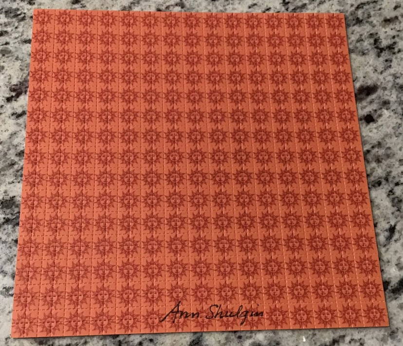 Anne Shulgin Autographed Orange Sunshine Lsd Blotter Art Auction
