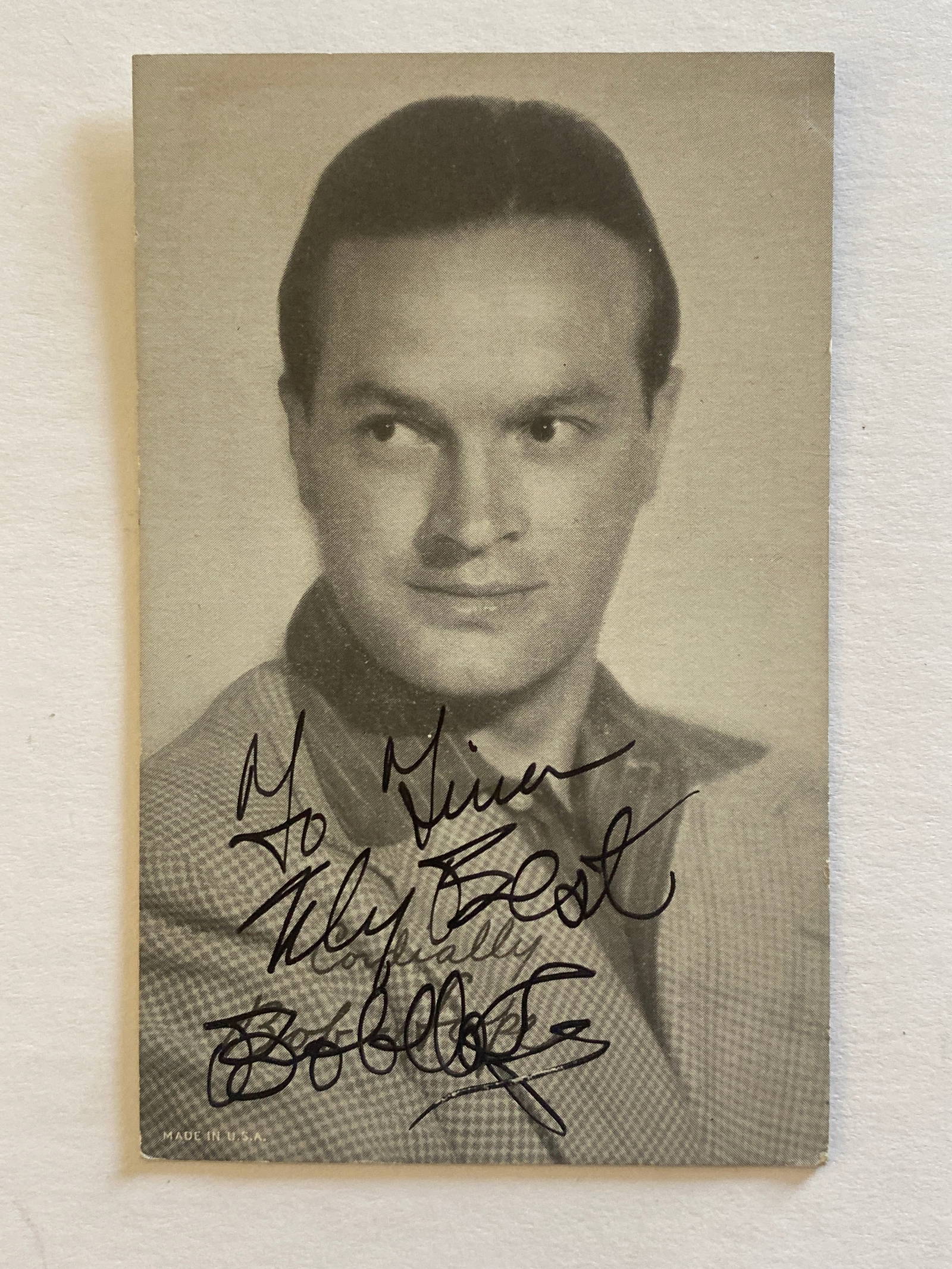 Bob Hope Autographed Photo Auction