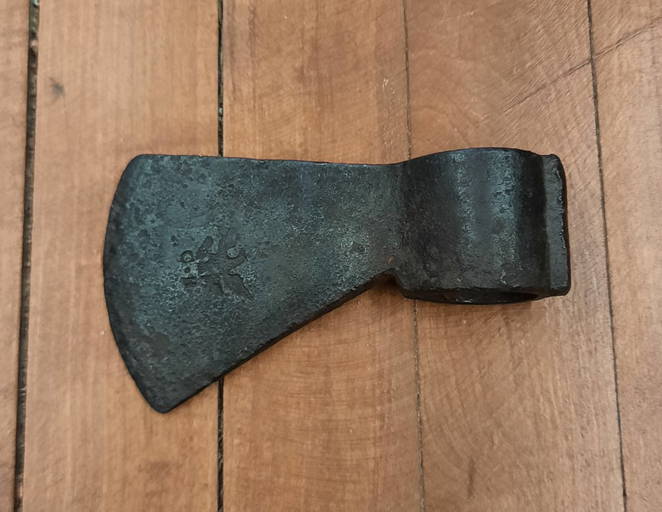 Rare 18th / 19th Century Early U.s. Marked Trade Hatchet Axe Hand ...