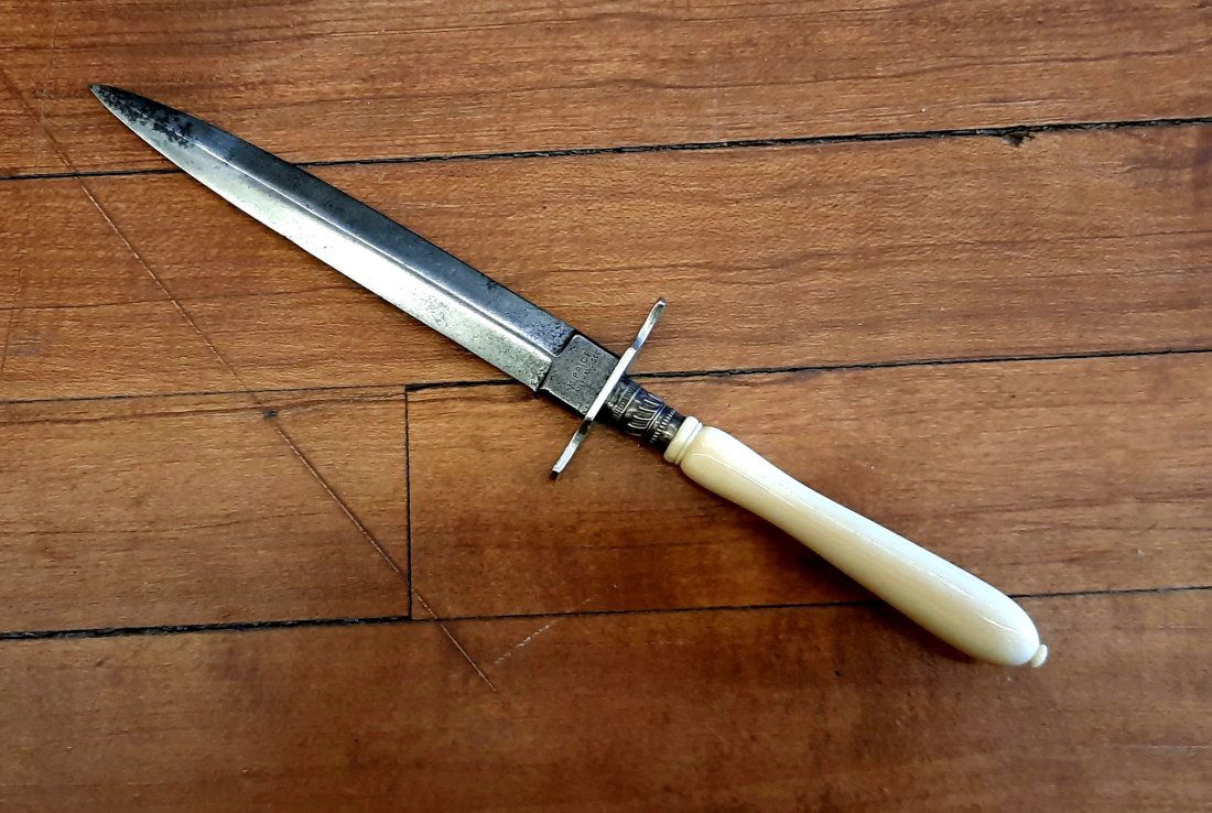 Rare, 1870s Michael Price Knife Gamblers Dagger Miners Gold Rush Era ...