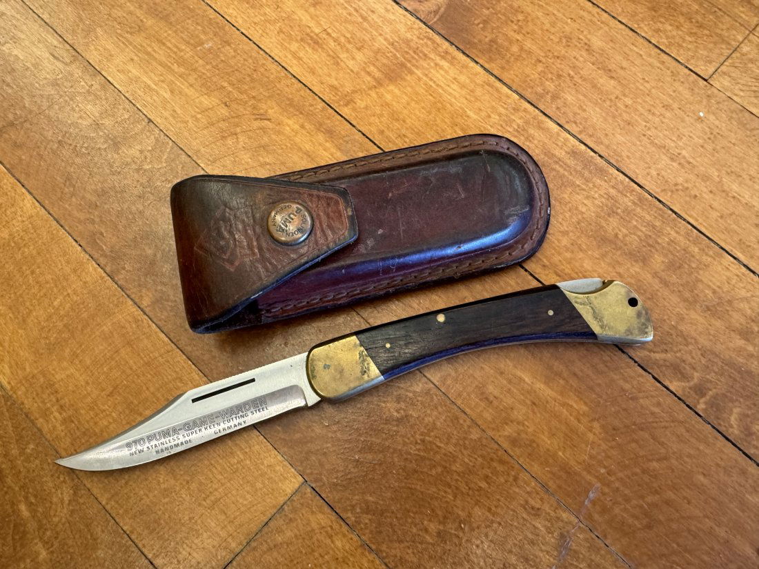 Original 970 Puma Game Warden Knife Made In Germany Auction