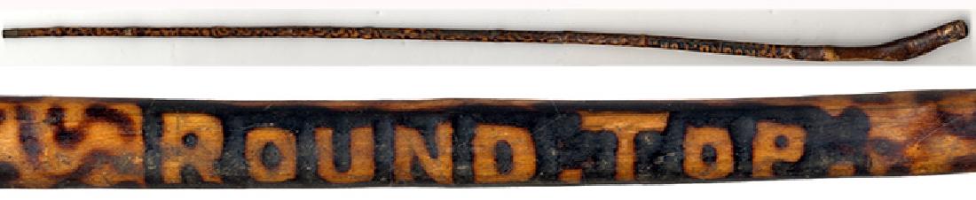 The Gettysburg Battlefield Relic Cane With Buried