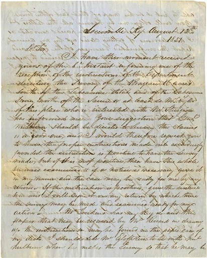 Autograph Letter Signed By Meriwether Lewis Clark