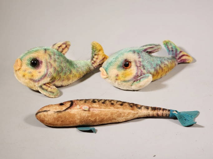 Group Of Steiff Fish