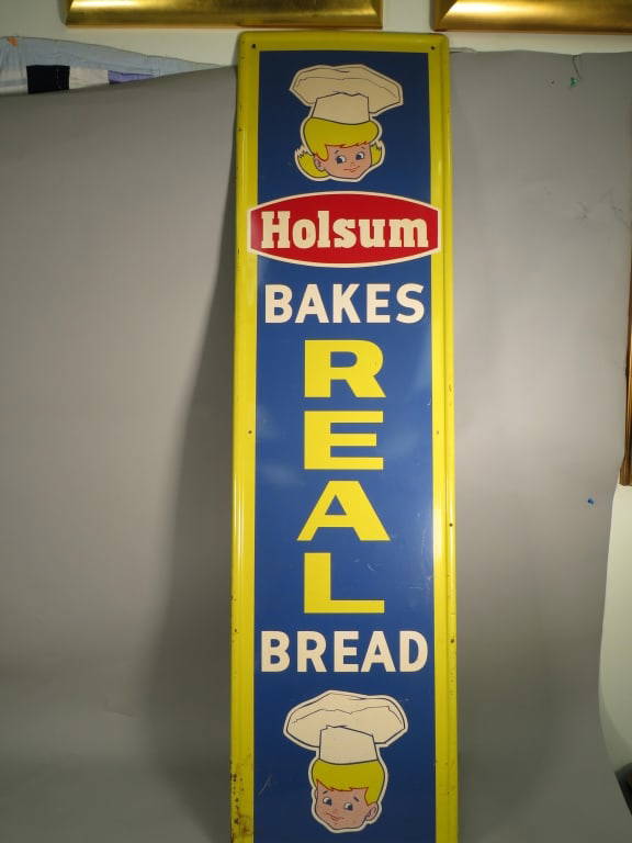 1966 Holsum Bread Sign Auction