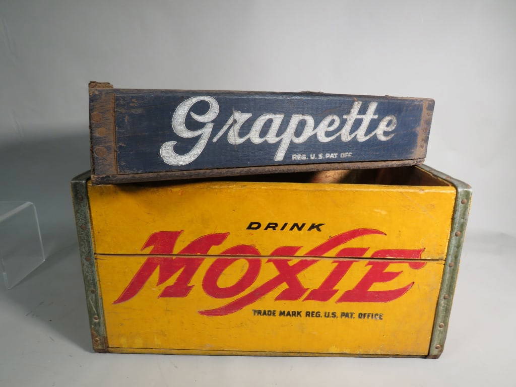 Moxie/grapette Bottle Cases Auction