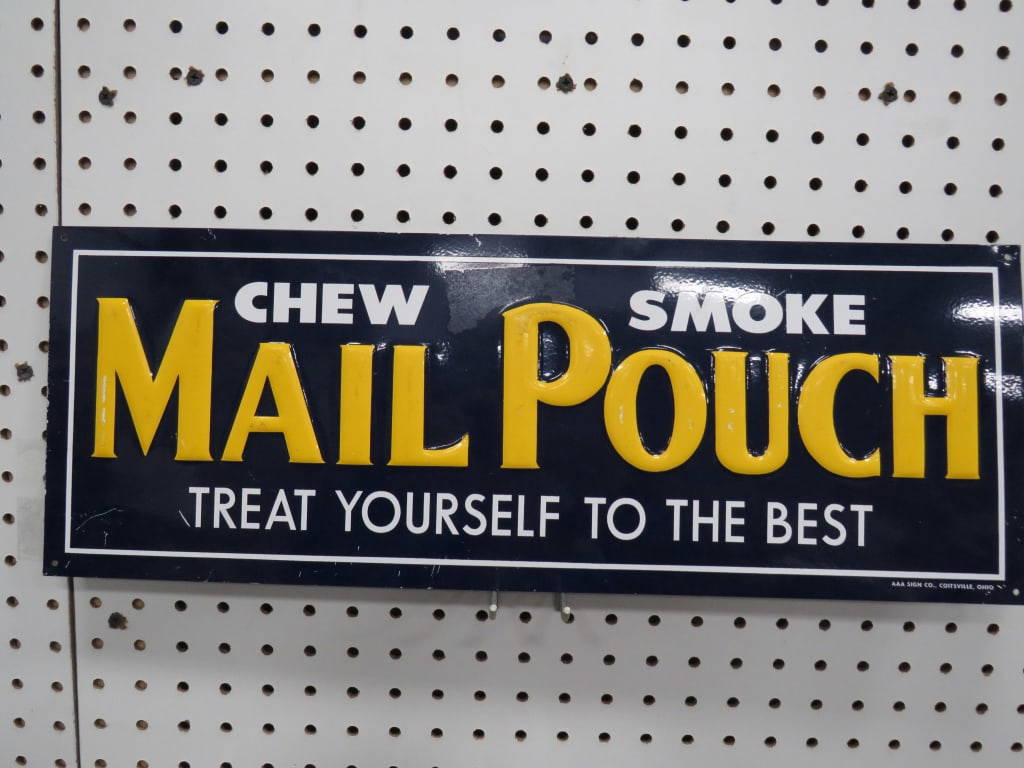 Mail Pouch Sign Auction