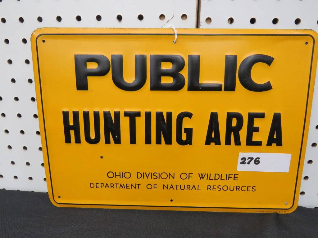Public Hunting Area Sign Auction