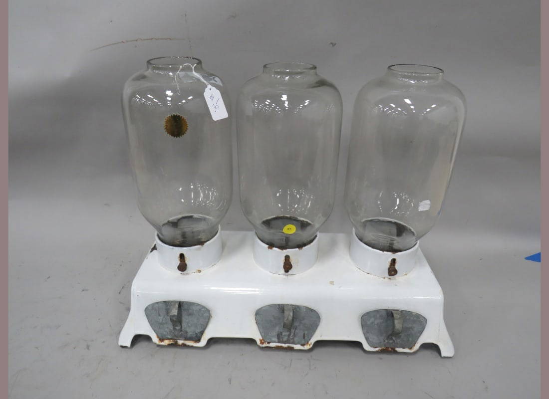 Triple Chrome Counter Nut Dispenser Auction