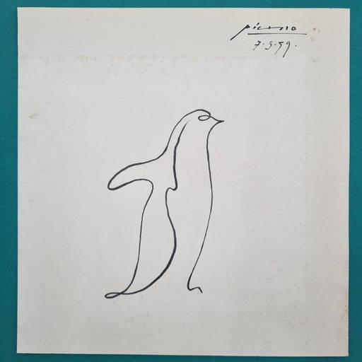 Picasso Line Drawing Of A Penguin