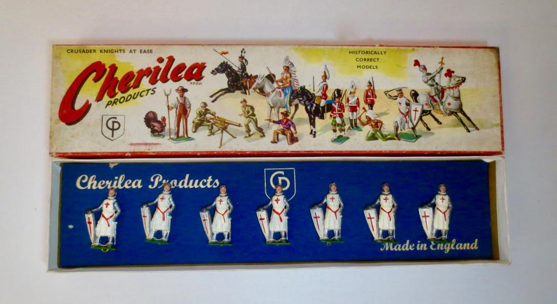 Cherilea Set #s/305 Crusader Knights At Ease