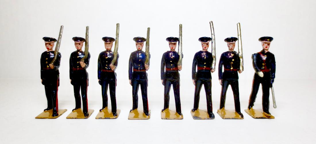 Britains Set #1537 Territorials Marching Slope Arms