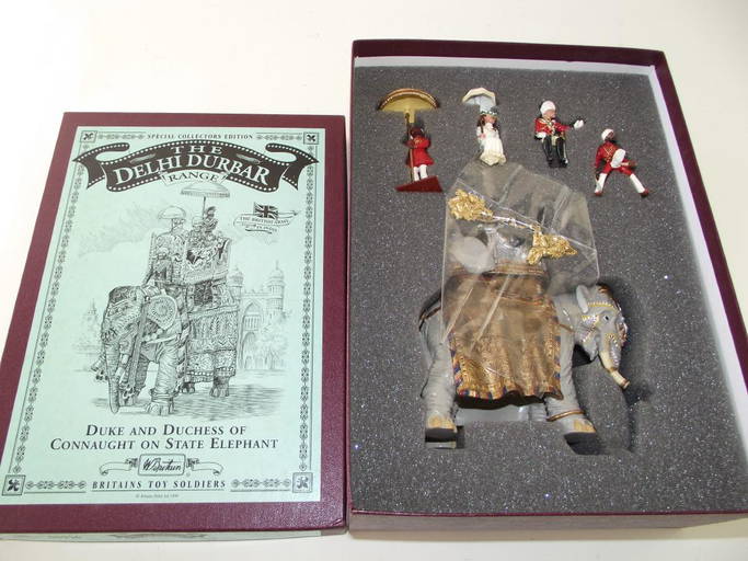 Britains Duke Duchess Connaught Elephant