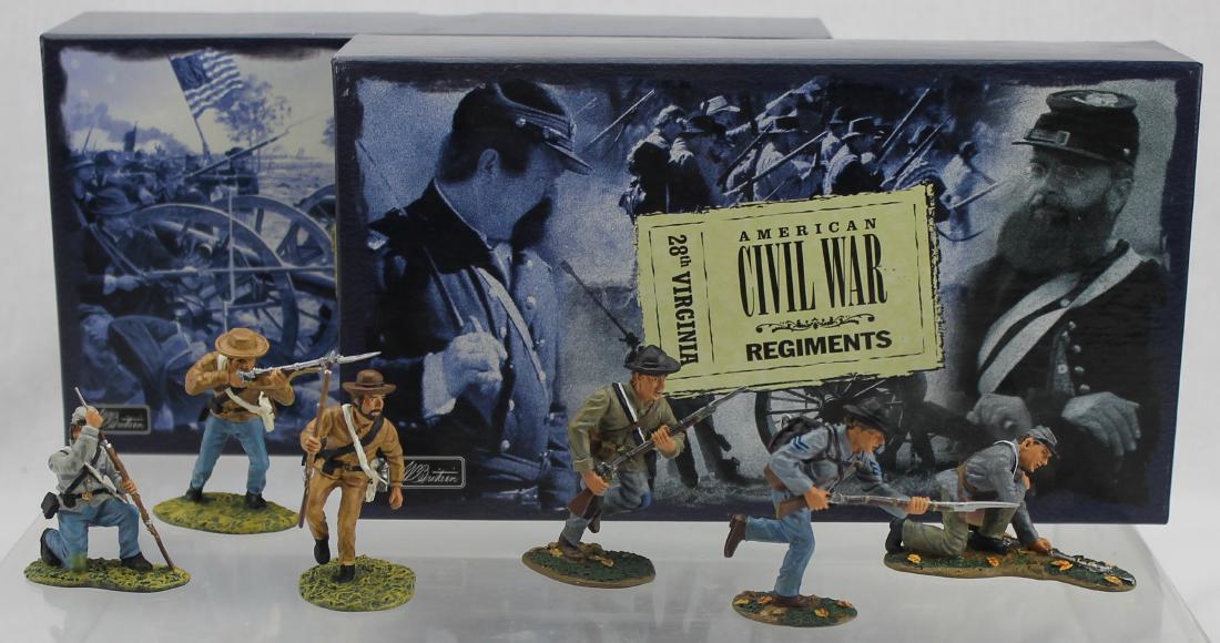 Britains Lot Confederate 28th Virginia Infantry