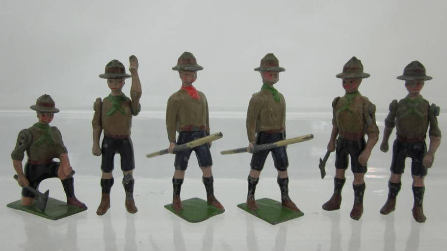 Britains From Set #162 Boy Scout Assortment.